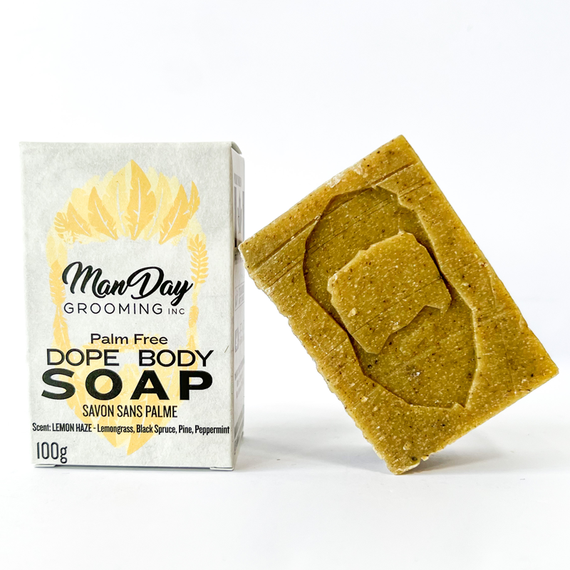 DOPE BODY SOAP - Palm-free bar soap for men Canada. Hemp-powered ...
